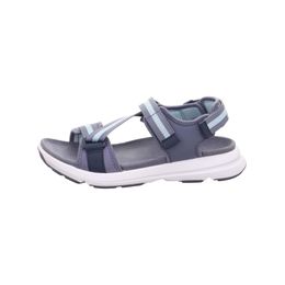 Legero Damen Sandale "Legero Sandalen Textil", Gr. 36, blau, Textil, Schuhe