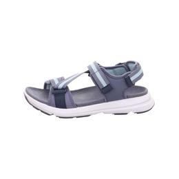 Legero Damen Sandale "Legero Sandalen Textil", Gr. 38, blau, Textil, Schuhe