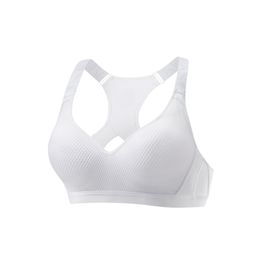 active by Lascana LASCANA ACTIVE Damen Sport-BH, Gr. 80, wei&szlig;, Netz, Obermaterial: 67% Polyamid, 20% Elasthan, 13% Polyester, BHs, mit B&uuml;gel & eingearbeitetem