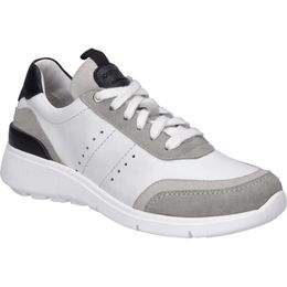 Josef Seibel Damen Sneaker "Giulietta 01, weiss-grau", Gr. 36, wei&szlig;, Obermaterial: 100% Rindsleder Leather cow., Schuhe