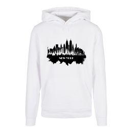 F4NT4STIC Herren Kapuzenpullover "Cities Collection - New York skyline", wei&szlig;, Gr. L, Obermaterial: 50% Baumwolle, 50% Polyester, Pullover, Print