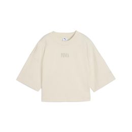 Puma Damen T-Shirt "Premium Essentials Oversized Graphic T-Shirt Damen", wei&szlig;, Gr. XL, clean, Obermaterial: 100% Baumwolle. Rippe: 20% Polyester, 80%