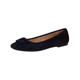Peter Kaiser Damen Ballerina "Peter Kaiser Ballerinas Veloursleder/Textil", Gr. 41, blau, Textil, Veloursleder, Schuhe