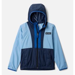 Columbia M&auml;dchen Windbreaker, blau, Gr. M, Obermaterial: 100% Polyester, Jacken, f&uuml;r Kinder