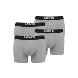 Levi's LEVI'S Herren Boxershorts "Boxershort 4er Pack", Gr. XL, grau, Obermaterial: 95% Baumwolle CO. 5% Elasthan EL., Unterhosen