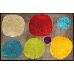 Fu&szlig;matte Salonloewe Gr. 4, bunt (taupe, bunt), B:115cm H:7mm L:175cm, Polyamid, Teppiche, Fu&szlig;matte