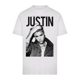 F4NT4STIC Damen T-Shirt "Justin Bieber", wei&szlig;, Gr. S, Obermaterial: 100% Baumwolle, Shirts, Streetwear Fashion