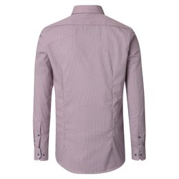 Venti Herren Businesshemd "Venti Businesshemd Print", pink, Gr. 40, bedruckt, 100% Baumwolle, Hemden