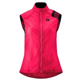 Gonso Damen Funktionsweste "VARONE"neonpink, Gr. 42, 90% Polyamid, 10% Elastan, Westen, Extra leicht und 100% winddicht