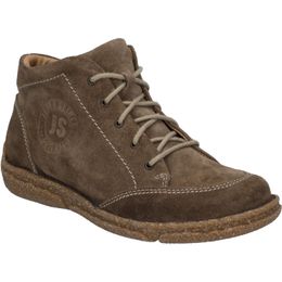 Josef Seibel Damen Stiefelette "Neele 01, taupe", Gr. 37, grau, Obermaterial: 100% Rindsleder Leather cow., Schuhe