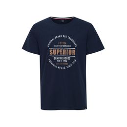 FQ1924 Herren T-Shirt "T-Shirt FQRiko", blau, Gr. S, Obermaterial: 100% Baumwolle CO., Shirts