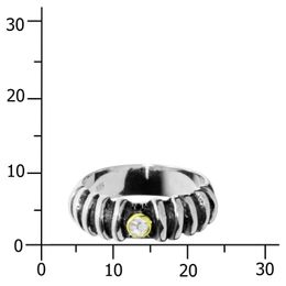 OSTSEE-SCHMUCK Damen Fingerring "OSTSEE-SCHMUCK Ring Emilia Ring Emilia", 52 (16,6), Silber 925 (Sterlingsilber), silber, Silber 925