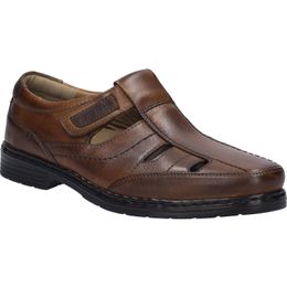 Josef Seibel Herren Slipper "Alastair 08, cognac", Gr. 44, braun, Obermaterial: 100% Rindsleder Leather cow., Schuhe