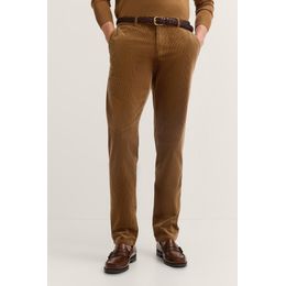 Bugatti Herren Cordhose "Modern Fit", braun, Gr. 40, unifarben, 77% Baumwolle, 22% Lyocell, 1% Elasthan, Hosen, mit Soft Touch & Stretch-Komfort