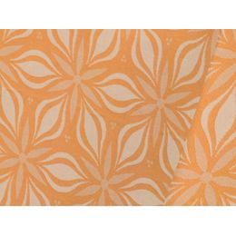 Tischdecke Adam, B:80cm L:80cm, gelb, Bio-Baumwolle, Tischdecken, "Retro Floret", aus 100% Bio-Baumwolle