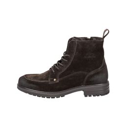 Pantofola d'Oro PANTOFOLA D ́ORO Herren Schn&uuml;rstiefelette "Pantofola d'Oro Stiefelette Veloursleder", Gr. 45dunkelbraun, Veloursleder, Schuhe