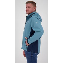 DEPROC Active Herren Softshelljacke "NUNAVUT MEN", grau, Gr. M, 96% Polyester; 4% Elastan, Jacken, auch in Gro&szlig;en Gr&ouml;&szlig;en erh&auml;ltlich
