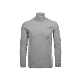 Ragman Herren Sweatshirt "Longsleeve Langarm Basic Rollkragen Regular Fit", grau, Gr. S, Obermaterial: 100% Baumwolle CO., Sweatshirts