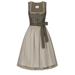 N&uuml;bler N&Uuml;BLER Damen Dirndl "Dirndl midi Gina", gr&uuml;n, Gr. 36, Obermaterial: 100% Polyester PES., Kleider