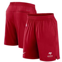 Nike Damen Sporthose "Nike Shorts Tampa Bay Buccaneers Nike Dri-FIT Knit", rot, Gr. L, 100% Polyester, Hosen