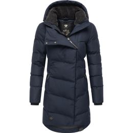 Ragwear Damen Wintermantel "Pavla", blau, Gr. 5XL, Au&szlig;enmaterial: 100% Polyester. Innenfutter: 100% Polyester. Wattierung: 100% Polyester, M&auml;ntel,