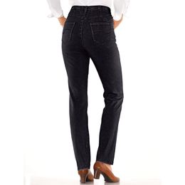 Casual Looks Damen Bequeme Jeans, schwarz, Gr. 36, unifarben, 72% Baumwolle, 25% Polyester, 3% Elasthan, Jeans