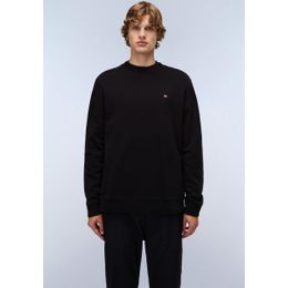 Napapijri Herren Sweatshirt "BALIS", schwarz, Gr. S, unifarben, Sweatware, Obermaterial: 80% Baumwolle, 20% Polyester, Sweatshirts