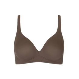 LISCA Damen Soft-BH "Soft BH Maya", Gr. 80, braun, Obermaterial: 75% Polyamid PA. 25% Elasthan EL., BHs