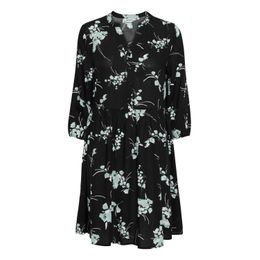 oxmo Damen Jerseykleid "Jerseykleid OXElva", schwarz, Gr. 38, Obermaterial: 100% Viskose CV., Kleider