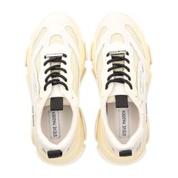 Steve Madden Damen Sneaker "Steve Madden Sneaker Lederimitat/Textil", Gr. 40, wei&szlig;, Lederimitat, Textil, Schuhe