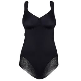 SuSa Damen Body "Body ohne Bügel Milano", Gr. 90, schwarz, Obermaterial: 81% Polyamid PA. 19% Elasthan EL., Bodys