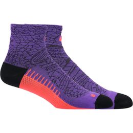 asics Damen Laufsocken "PERFORMANCE RUN SOCK QUARTER", Gr. 47, lila, Obermaterial 3: 76% Nylon, 18% Polyester, 6% Elasthan. Futter 2: 76% Nylon, 18%