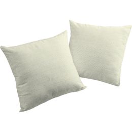 Kissenh&uuml;lle WIRTH, B:40cm L:40cm, grau, Polyester, Obermaterial: 85% Polyester, 15% Baumwolle, Kissenbez&uuml;ge, "Berwick"