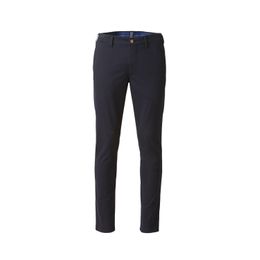 MEYER Herren Chinos "M5 Move 2-6502", blau, Gr. 30, unifarben, 54% Baumwolle, 44% Polyester, 2% Elasthan, Hosen, M5 Move im Jersey-Look