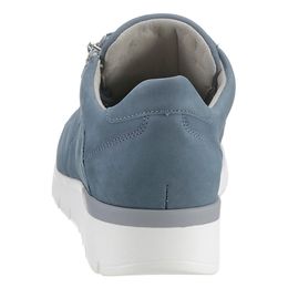 Waldl&auml;ufer WALDL&Auml;UFER Damen Schn&uuml;rschuh "K-RAMONA-Soft", Gr. 7, blau, Nubukleder, Textil, Schuhe, Freizeitschuh, Halbschuh mit Orthotritt-Ausr&uuml;stung, K-Weite