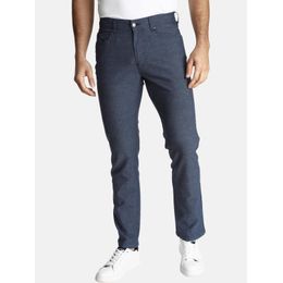 CHARLES COLBY Herren 5-Pocket-Hose "Hose BARON WESLEY", blau, Gr. 70, Obermaterial: 51% Baumwolle CO. 22% Leinen LI. 17% Polyester Pol. recyc.. 9%