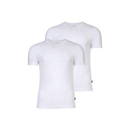 JOOP! JOOP Herren T-Shirt "T-Shirt Everyday 2er Pack", wei&szlig;, Gr. M, Obermaterial: 95% Baumwolle CO. 5% Elasthan EL., Shirts
