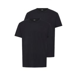 North Bend Herren Rundhalsshirt "Rundhalsshirt NBGarfinkel M", schwarz, Gr. XXL, Obermaterial: 60% Baumwolle CO. 40% Polyester PES., Shirts