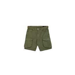 Herren Shorts "Canvas Cargo Short", gr&uuml;n, Gr. 33, Alpha Industries, Obermaterial: 100% Baumwolle, Hosen