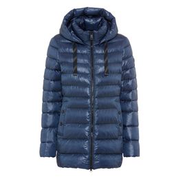 Fuchs & Schmitt FUCHS SCHMITT Damen Steppjacke "Steppjacke", blau, Gr. 42, clean, unifarben, Web, Obermaterial: 100% Polyester. Wattierung: 100% Polyester, Jacken,