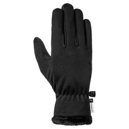 Reusch M&auml;dchen Skihandschuhe "Reusch Liberty STORMBLOXX TOUCH-TEC"schwarz, Gr. 8, unifarben, 96% Polyester, 2% Polyamid, 1% Lederimitat, 1%