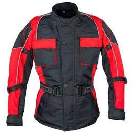 Roleff Motorradjacke "Kids", 3XL, schwarz, Jacken, geeignet f&uuml;r Kinder, mit Sicherheitsstreifen