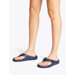 Tommy Hilfiger Zehentrenner "TH COMFORT BEACH SANDAL", Dianette, Sommerschuh, Bequemschuh mit kleiner Logostickerei