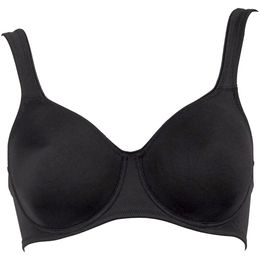 Rosa Faia Damen B&uuml;gel-BH "Twin", Gr. 110, schwarz, Stoff, Obermaterial: 70% Polyamid, 30% Elasthan, clean, leicht gl&auml;nzend, unifarben, BHs, mit