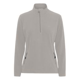 North Bend Damen Troyer "Troyer NBConni", grau, Gr. 44, Obermaterial: 100% Polyester PES., Pullover