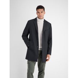 Lerros Herren Wollmantel "Lerros Eleganter Mantel mit Reverskragen und Wollanteil", blau, Gr. 60, 67% Polyester, 30% Wolle, 3% Nylon, Mäntel, Keine