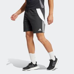 Trainingsshorts adidas Performance "TIRO24 SWSHO", Herren, Gr. XL, N-Gr, schwarz-weiß (schwarz, weiß), Obermaterial: 70% Baumwolle, 30% Polyester, Hosen