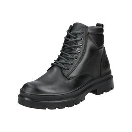 IGI&CO IGI & CO Herren Schn&uuml;rstiefelette "IGI & CO Stiefelette Nubukleder/Textil", Gr. 42, schwarz, Nubukleder, Textil, Schuhe