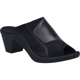 Josef Seibel Damen Clog "St.Tropez 44, schwarz", Gr. 42, schwarz, Obermaterial: 80% Rindsleder Leather cow. 20% Textilmaterial TEXMAT., Schuhe