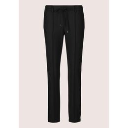 Madeleine Mode MADELEINE Damen Stoffhose "Jogpants Stretchhose mit Tunnelzug", schwarz, Gr. 38, Obermaterial: 95% Polyamid PA. 5% Elasthan EL., Hosen